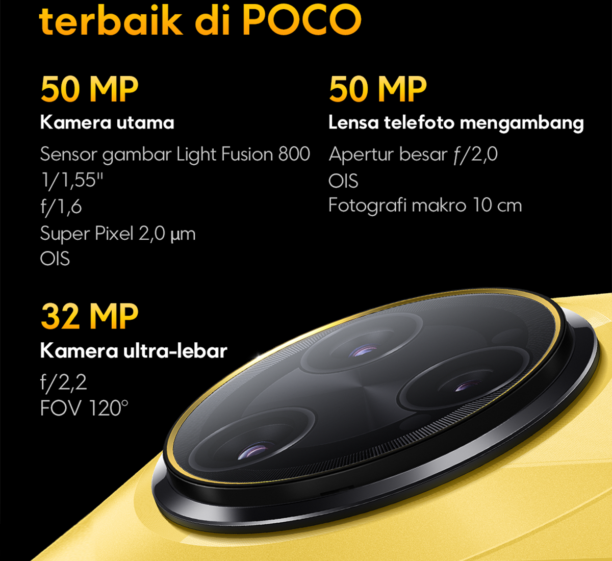 Jual POCO F7 Ultra (12/256GB)(16/512GB) | Snapdragon 8 Elite | VisionBoost D7 Chipset | 120W/50W ...
