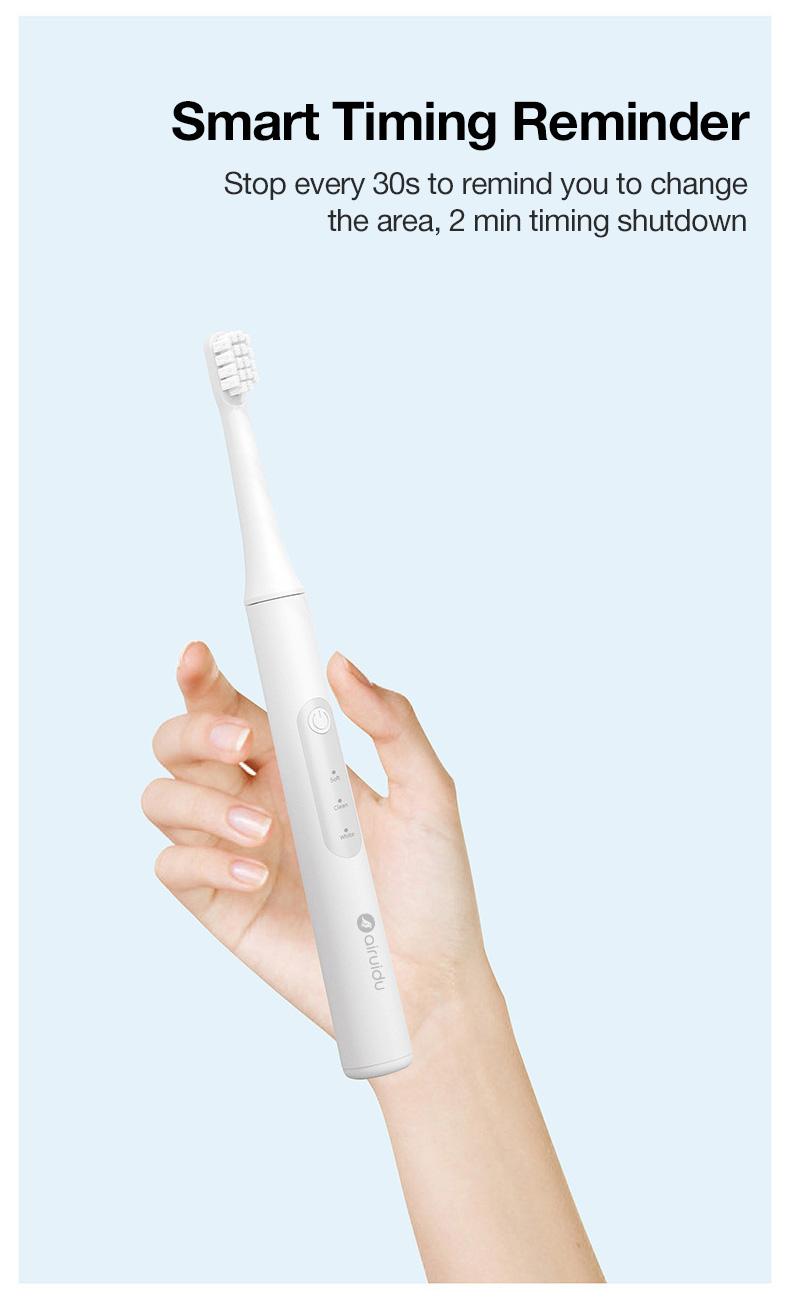 Jual Airuidu DYS01 Sonic Electric Toothbrush - Sikat Gigi Elektrik ...