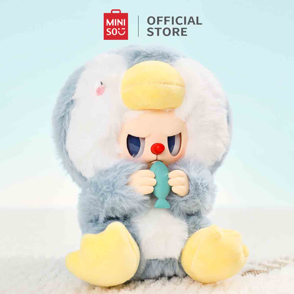 Jual Miniso X Rebel Bear Animals Collection Vinyl Face Plush Blind Box Plush Toy Surprise Box ...