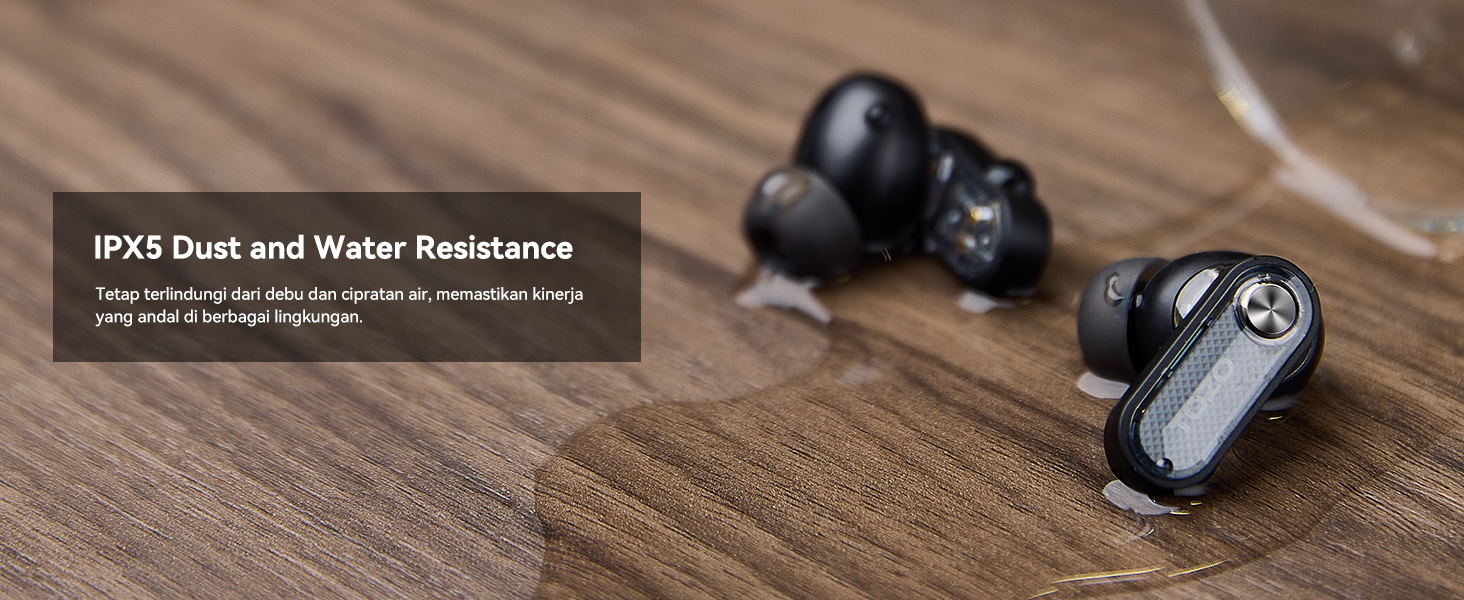 Jual (New launch)Tozo AEROSOUND3 Smart 6 mics Hybrid ANC + AI 4 Mics ENC wireless earbuds Clear ...