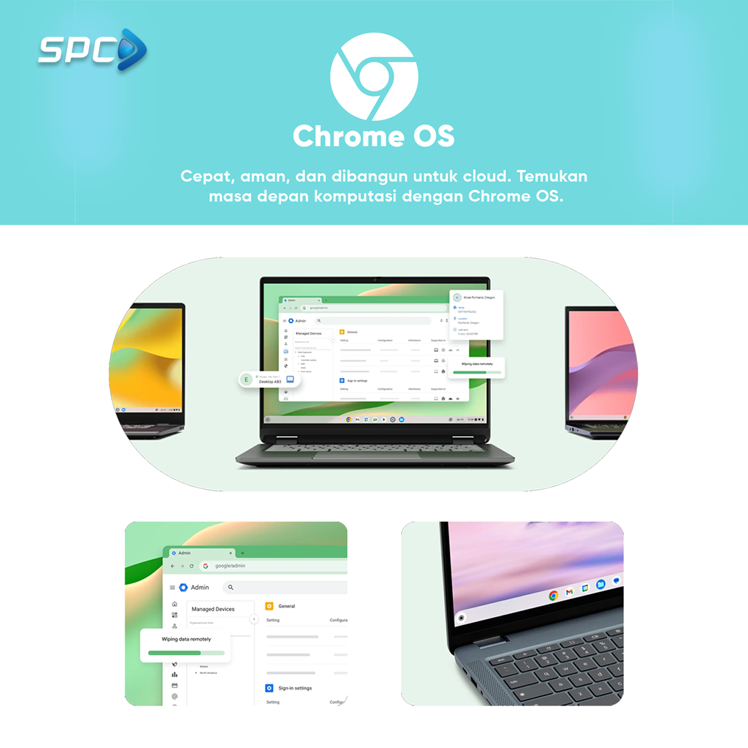 Jual New Chromebook license - SPC V1 | AMD Ryzen 3 7320C | 14" FHD 8GB ...