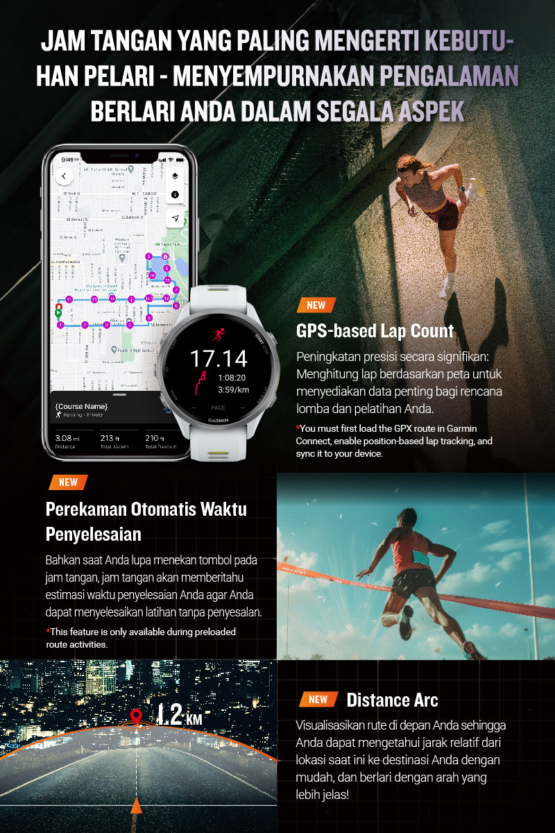 Jual Garmin Forerunner 970 - Whitestone/Amp Yellow | Shopee Indonesia