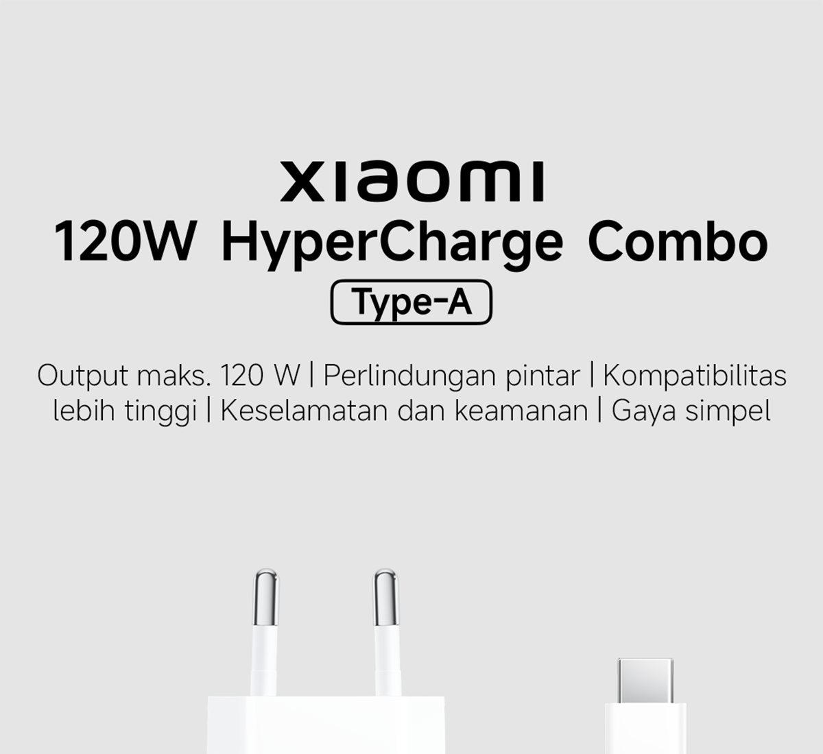 Jual Xiaomi 120W HyperCharge Combo Tipe-A | Output daya hingga 120W ...