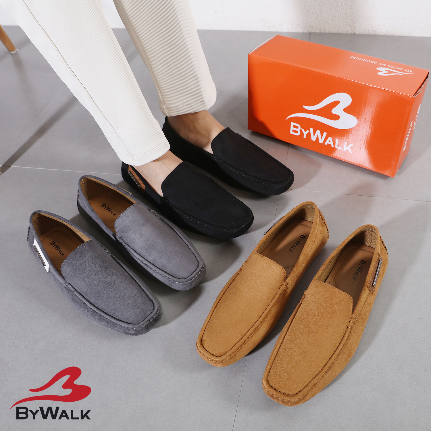 Jual BYWALK CALCIO2 Sepatu Loafers Pria Formal Casual Moccasin Slip On ...