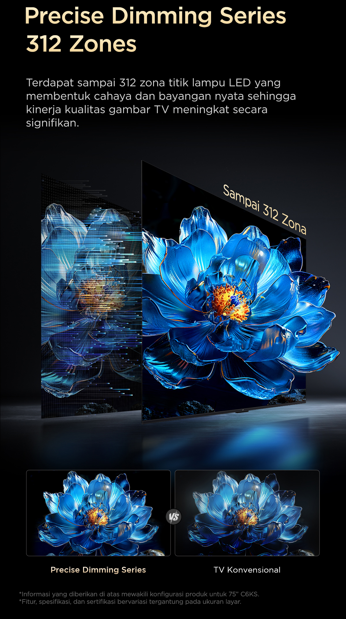 Jual TCL 4K QD-Mini LED TV 55 Inch C6KS - High HDR Brightness - Dolby ...