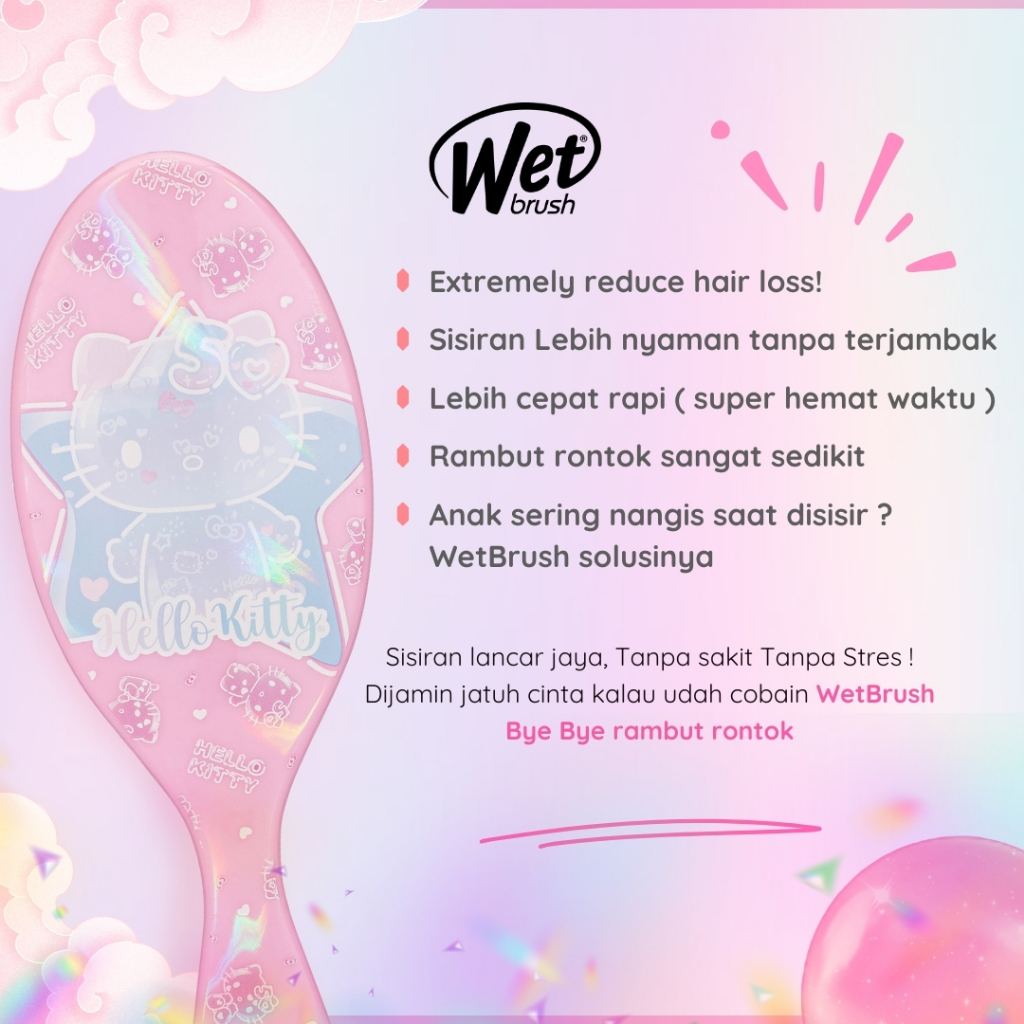 Jual The Wet Brush Hello Kitty 50 | Shopee Indonesia