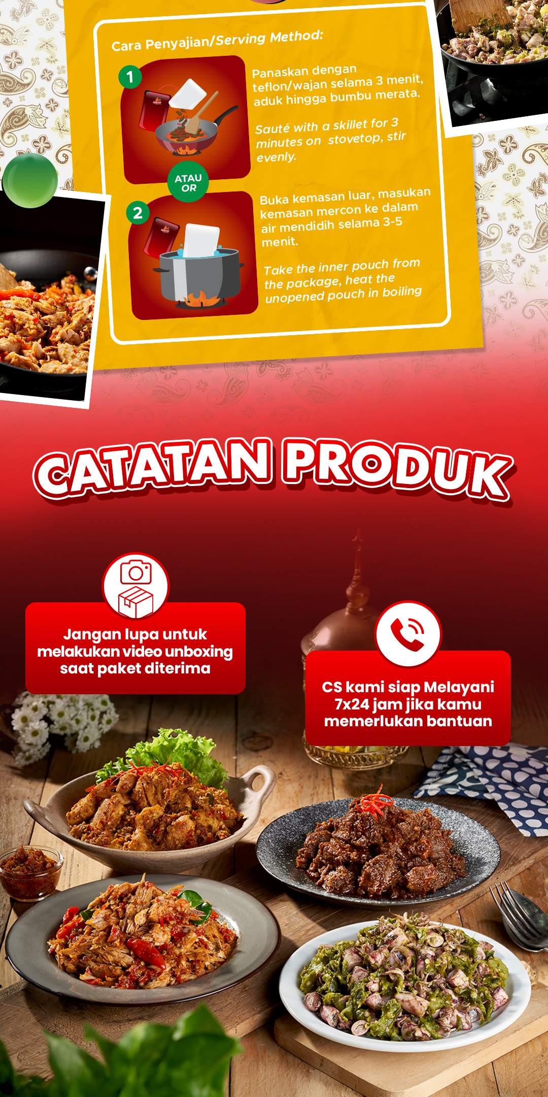 Jual [JAMINAN HARGA TERMURAH] - Combo Bertiga 3 Pack Oseng Mercon ...