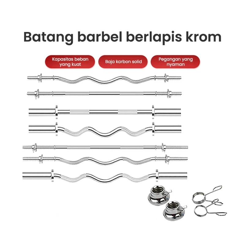 Jual Stick Barbel 120/150/180CM Stick Barbel / Peralatan Kebugaran ...