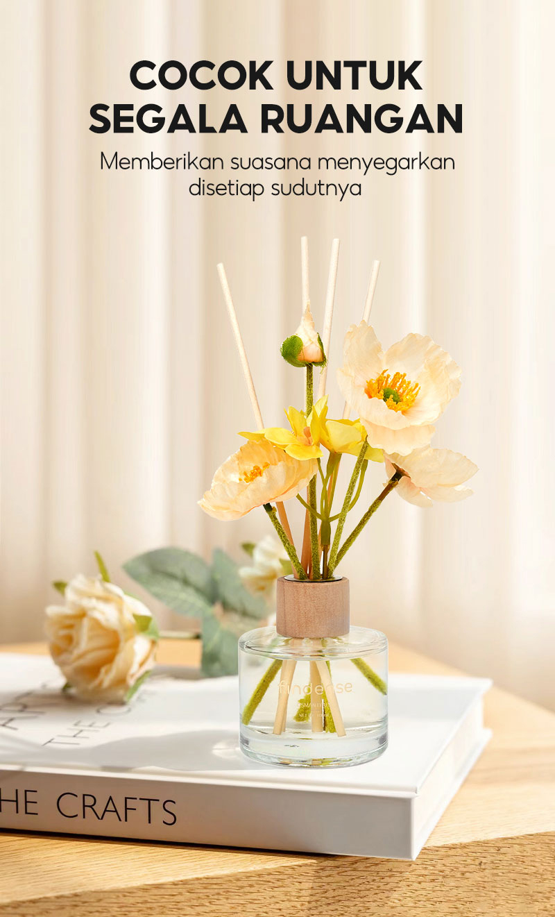 Jual OHSOME - Findense Reed Diffuser Floral Scent Pewangi Ruangan ...