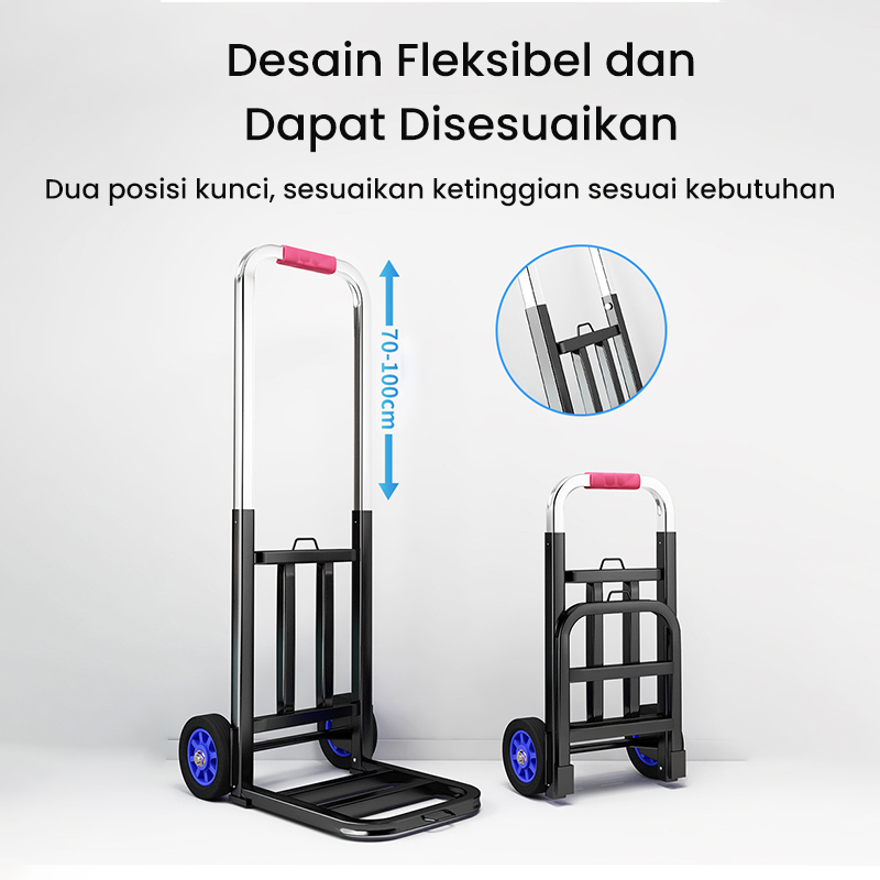 Jual Trolley Besi Lipat /Trolley Lipat Bahan Besi /Trolley/ Troli ...