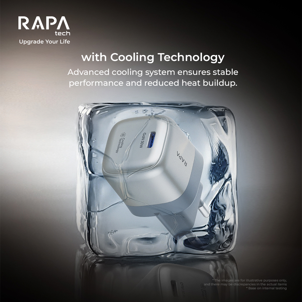 Jual RAPAtech Charger iPhone 15 16 Power Mini GaN 30W / Power II 30W ...