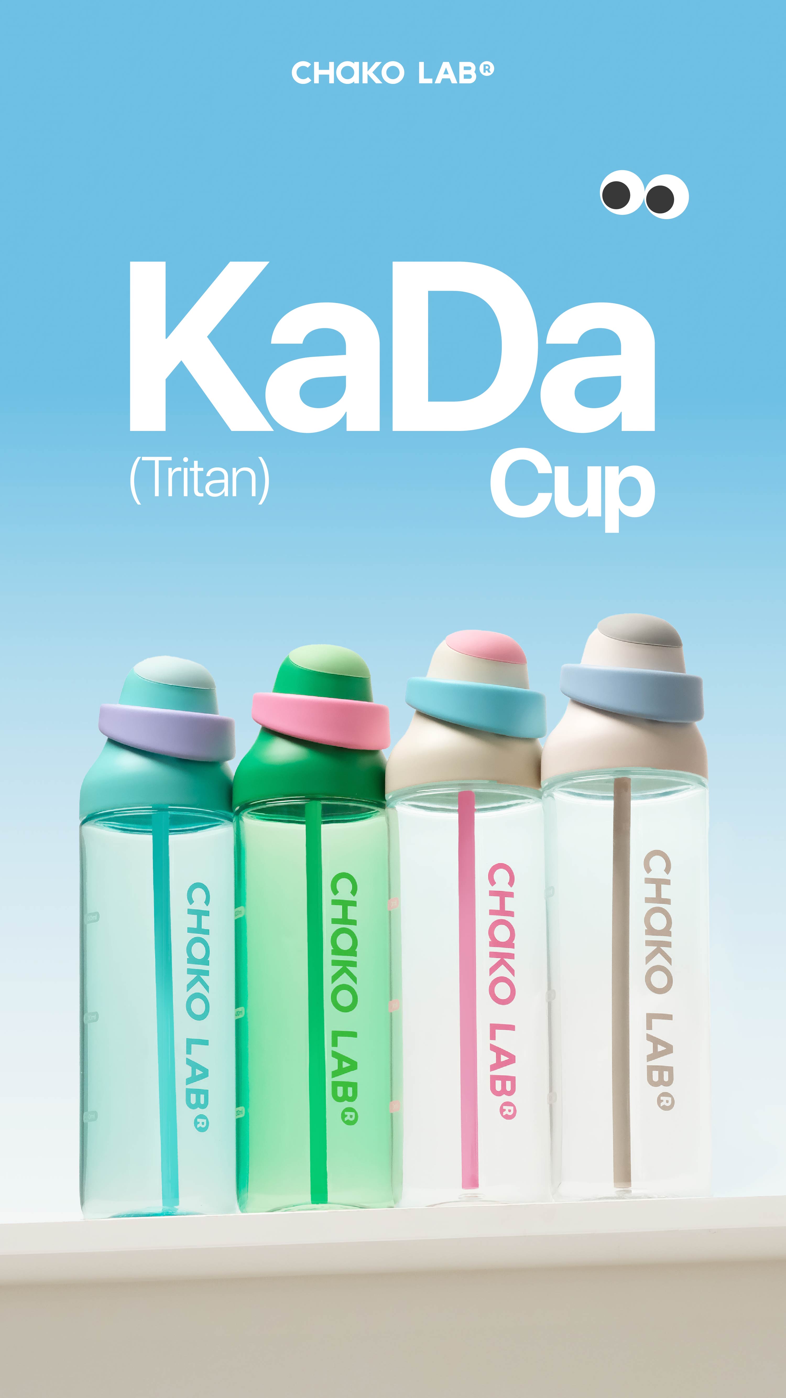 Jual CHAKO LAB KaDa DoubleSip Tritan Cup 888ml | Shopee Indonesia