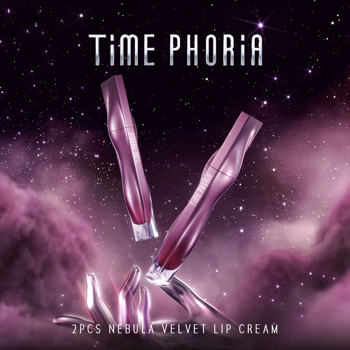 Jual TIME PHORIA-2 PCSNEBULA VELVET LIP CREAM 4ML| Lipstick Liptint Lip MATTE Lipcream 6 ...