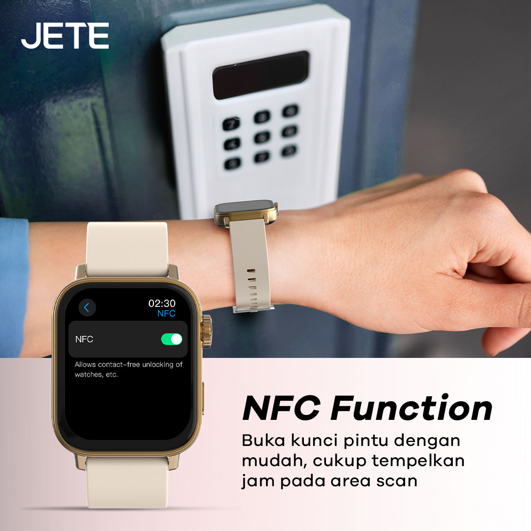 Jual Smartwatch JETE FR23 Jam Tangan Olahraga Lari 1.83" dengan ChatGPT NFC 100+ Sports Mode ...