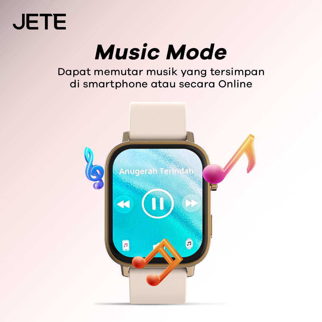 Jual JETE FR23 Smartwatch Jam Tangan Olahraga Lari 1.83" ChatGPT NFC ...