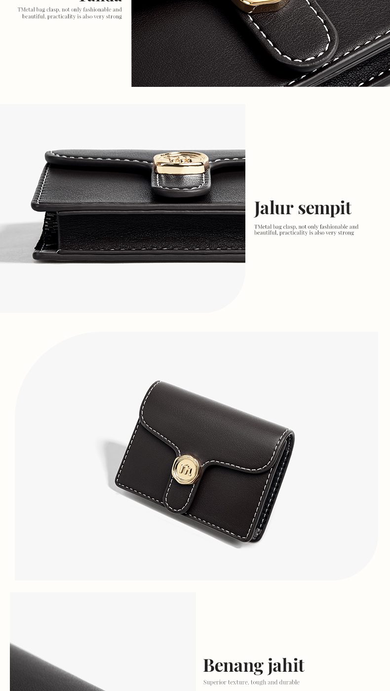 Jual MOSSDOOM Dompet Bria Wallet Kehalusan Desain Yang Elegan ...