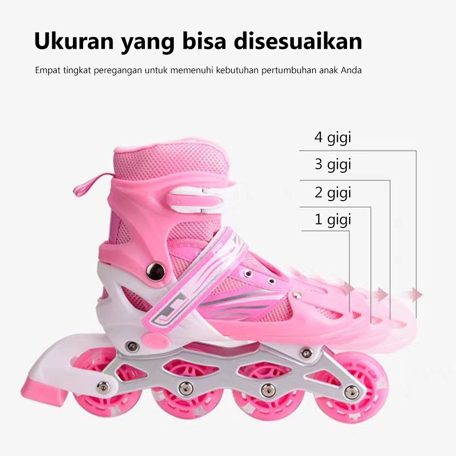 Jual MATOUGUI sepatu anak perempuan/sepatu roda anak perempuan/sepatu ...