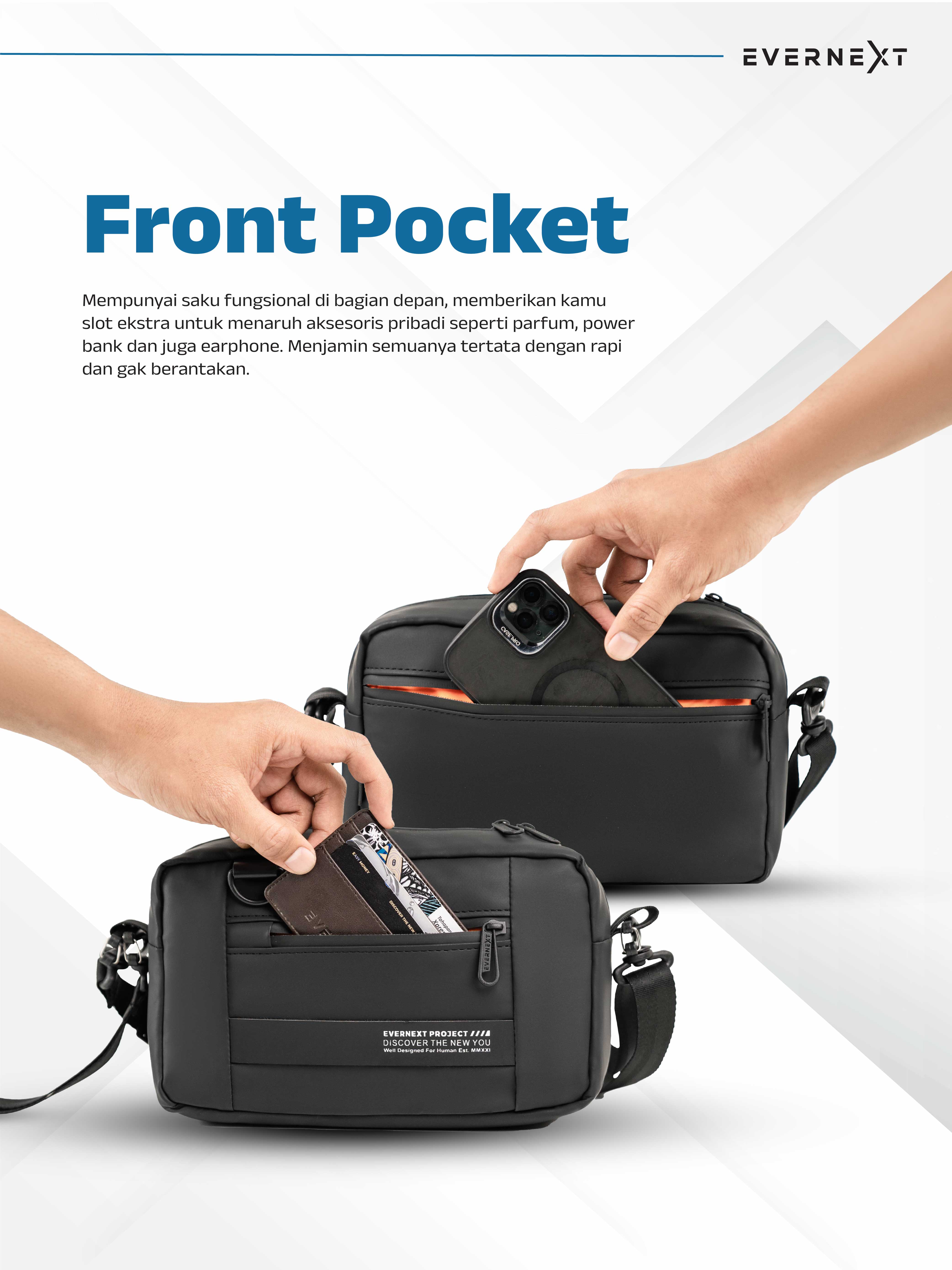 Jual Evernext - Clutch Bag Pria Anti Air Pouch Bag Waterproof Pria ...