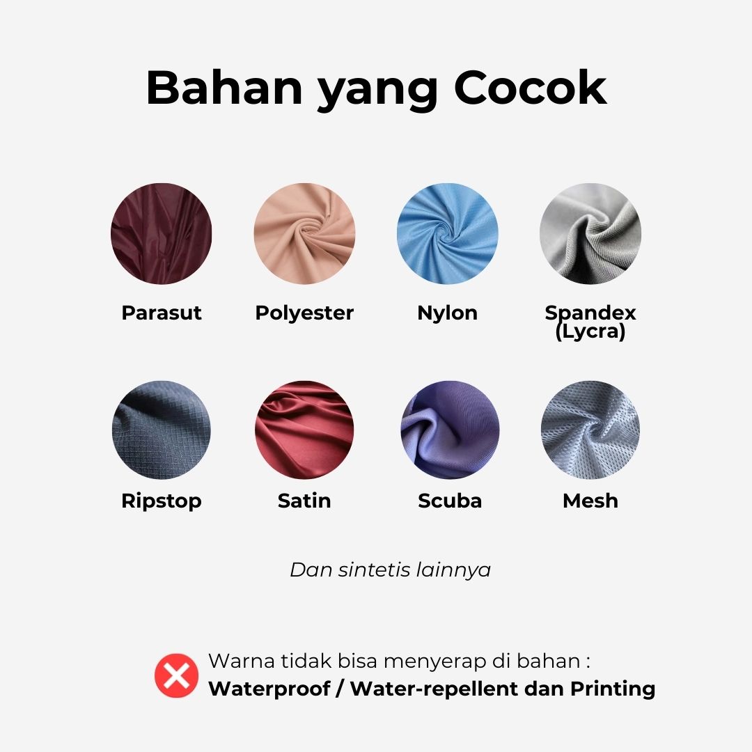 Jual Wantex Sintetis Anti Luntur, Pewarna Pakaian Polyester Nilon ...