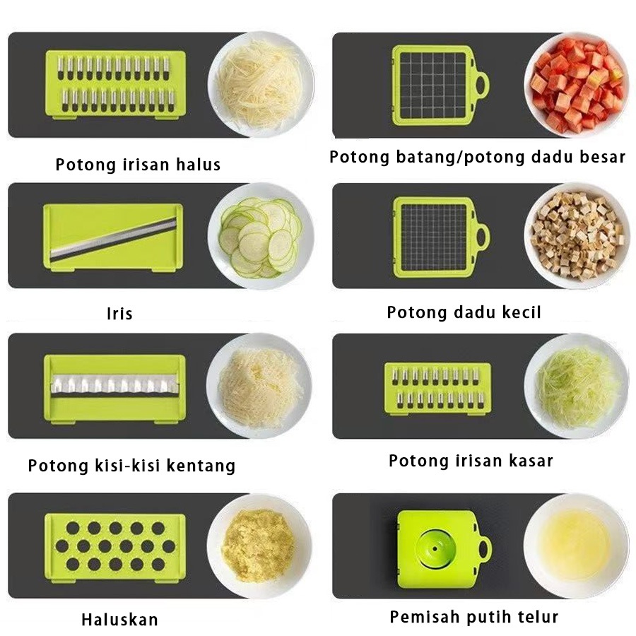 Jual MATOUGUI Parutan 22 in 1 Serbaguna Sayur Buah Multifungsi ...