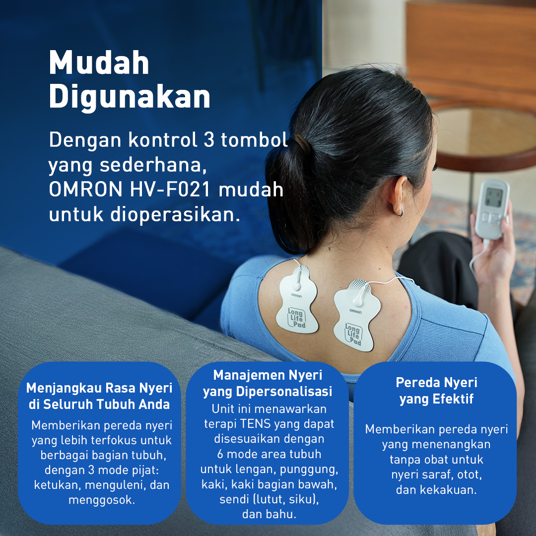 Jual Omron Alat Pijat Elektronik HV-F021 Pulse Massager | Shopee Indonesia