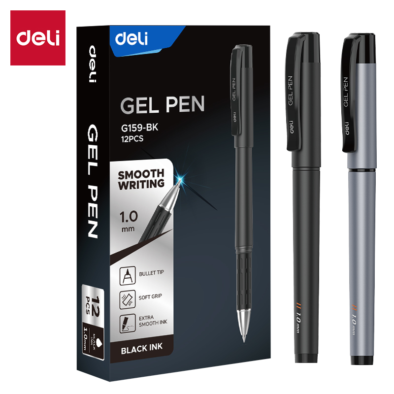 Jual Deli Business Gel Pen / Pulpen Gel Profesional 1.0mm Clip Metal ...