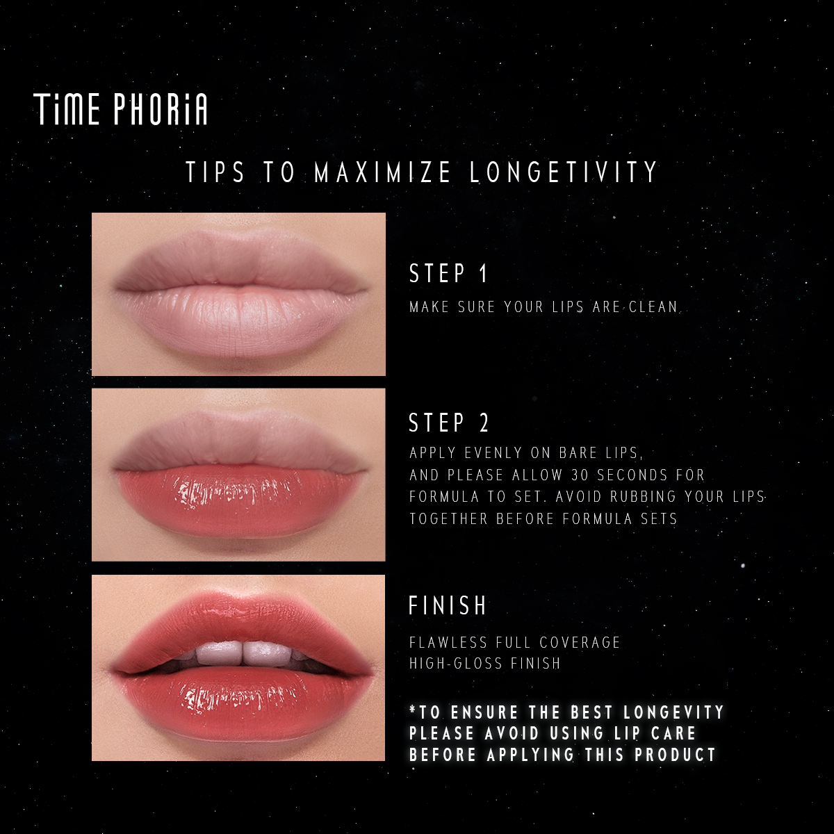 Jual TIME PHORIA - STELLAR DUST LIP STAIN 5ML Liptint Waterproof Tahan ...