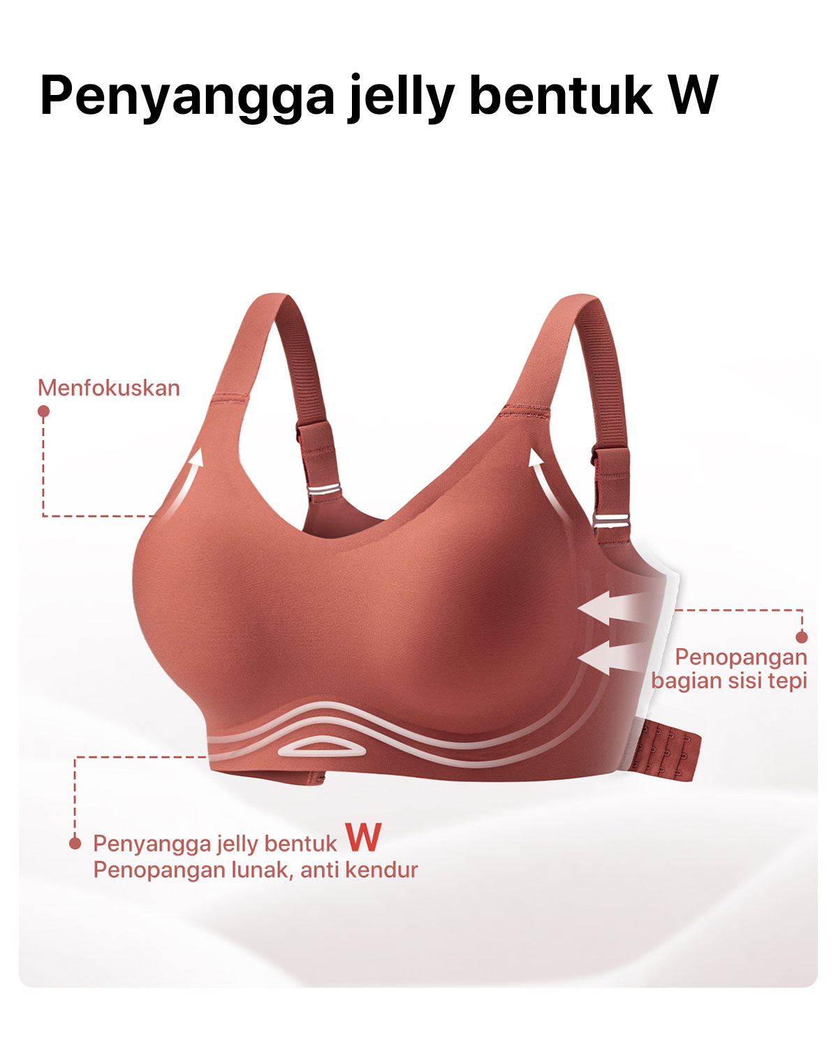 Jual GRENEY-Gbras-(2pcs)Bra Bigsize Tali Bra Lebar Bergesper Pakaian ...