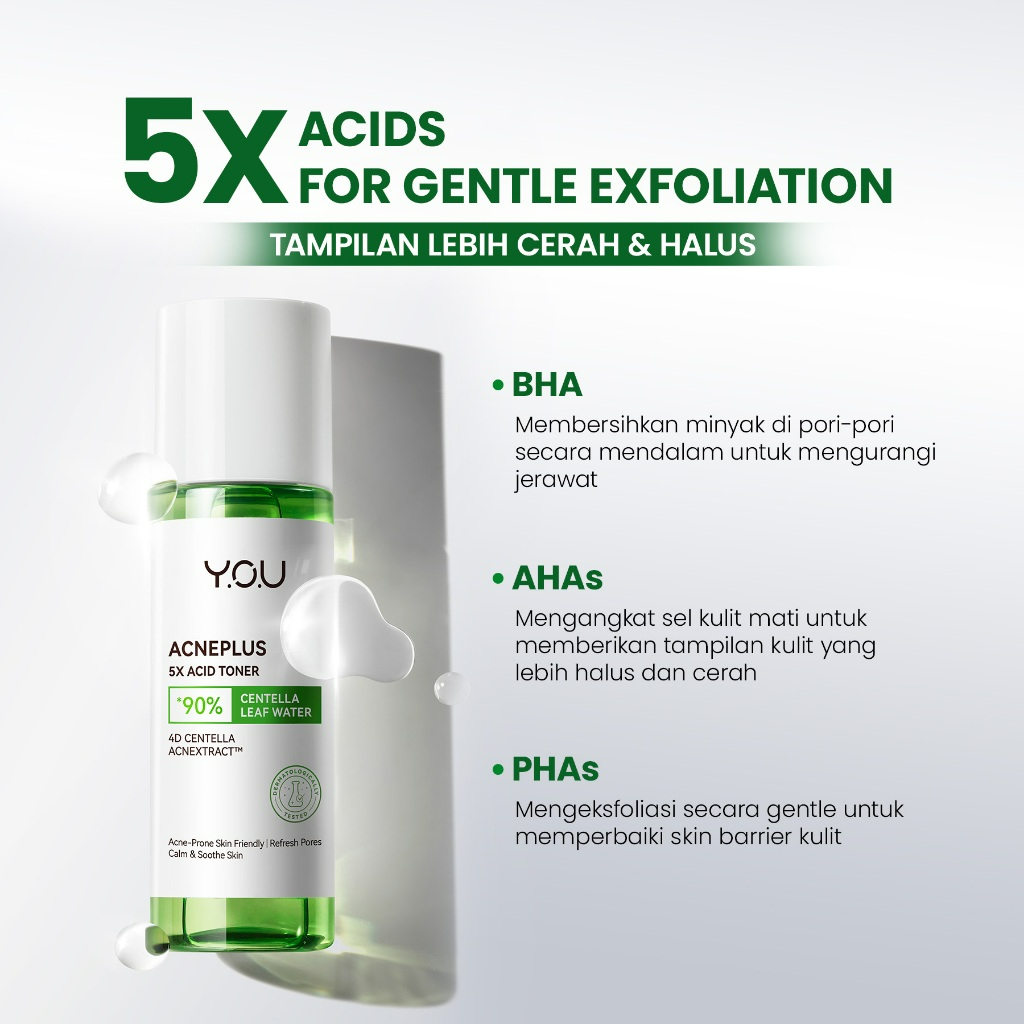 Jual You Acne Plus 5X Acid Toner 80ml/ Toner Wajah | Shopee Indonesia