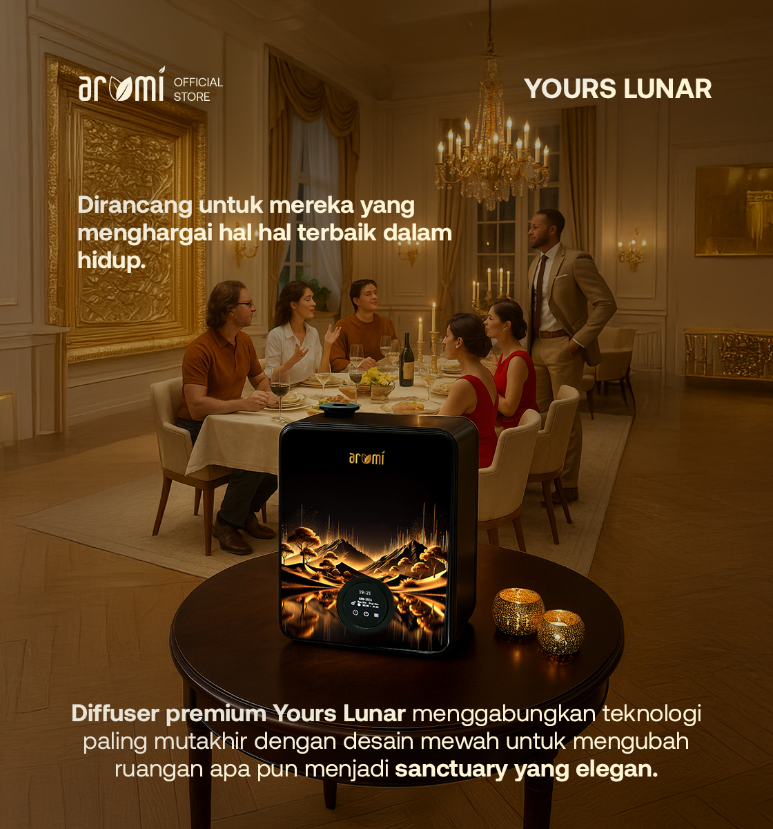 Jual Arumi Luxury Smart Diffuser - Yours Lunar | Shopee Indonesia