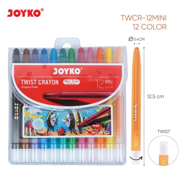Jual JOYKO Krayon Putar Mini Twist Crayon TWCR | Shopee Indonesia