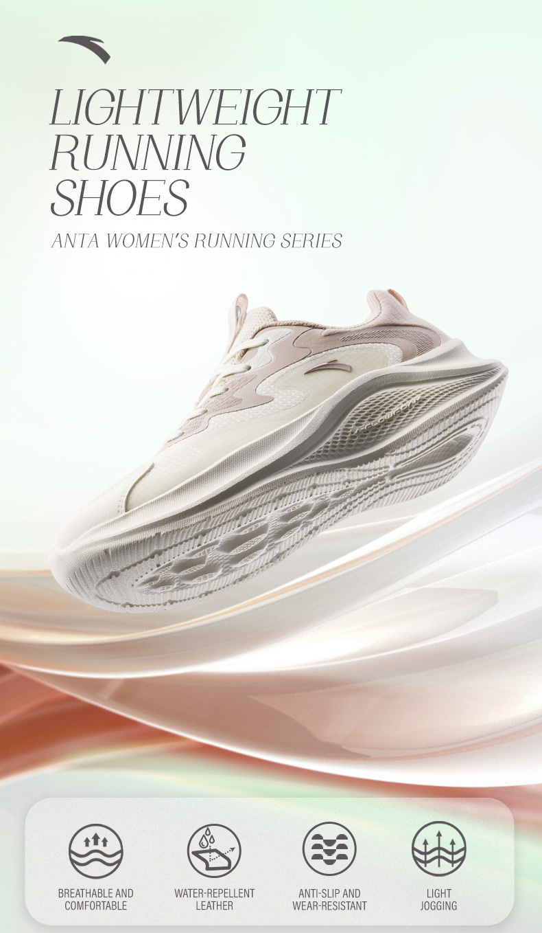 Jual ANTA Sepatu Lari Wanita Path of Clouds Ringan Women Running Shoes 922525558F | Shopee Indonesia