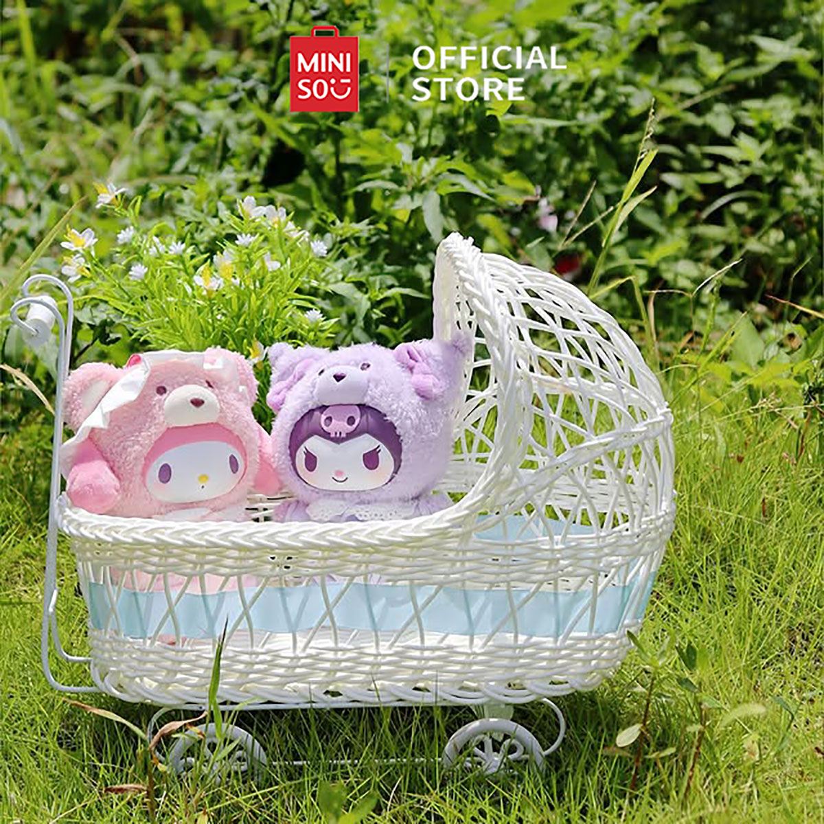 Jual Miniso X Sanrio Karakter Latte Baby Gantungan Tas Vinyl Face Plush ...