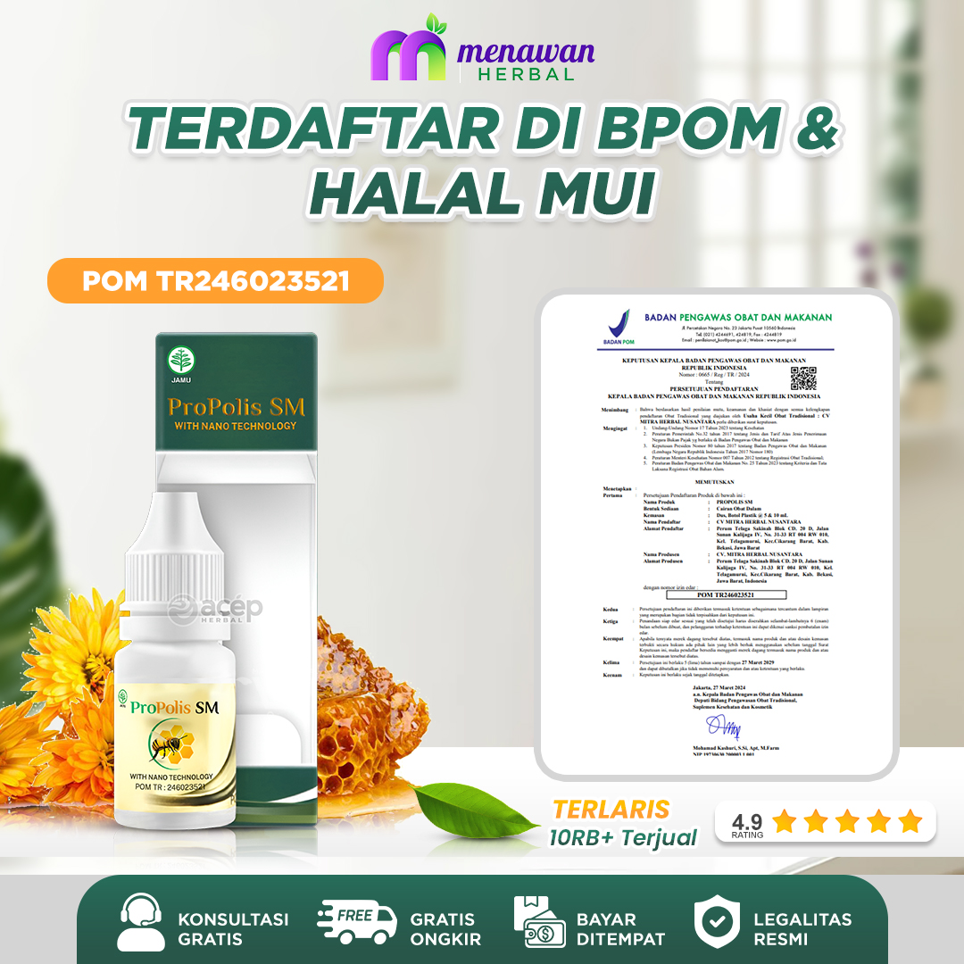 Jual Propolis SM Original Obat Sakit Gigi Berlubang Gusi Bengkak Untuk ...