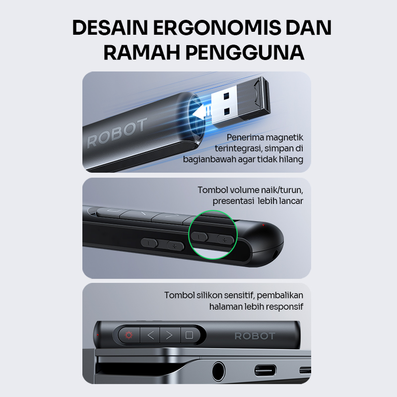 Jual ROBOT Pena Laser 100 Meter Hyperlink Remote Pointer Presentasi ...