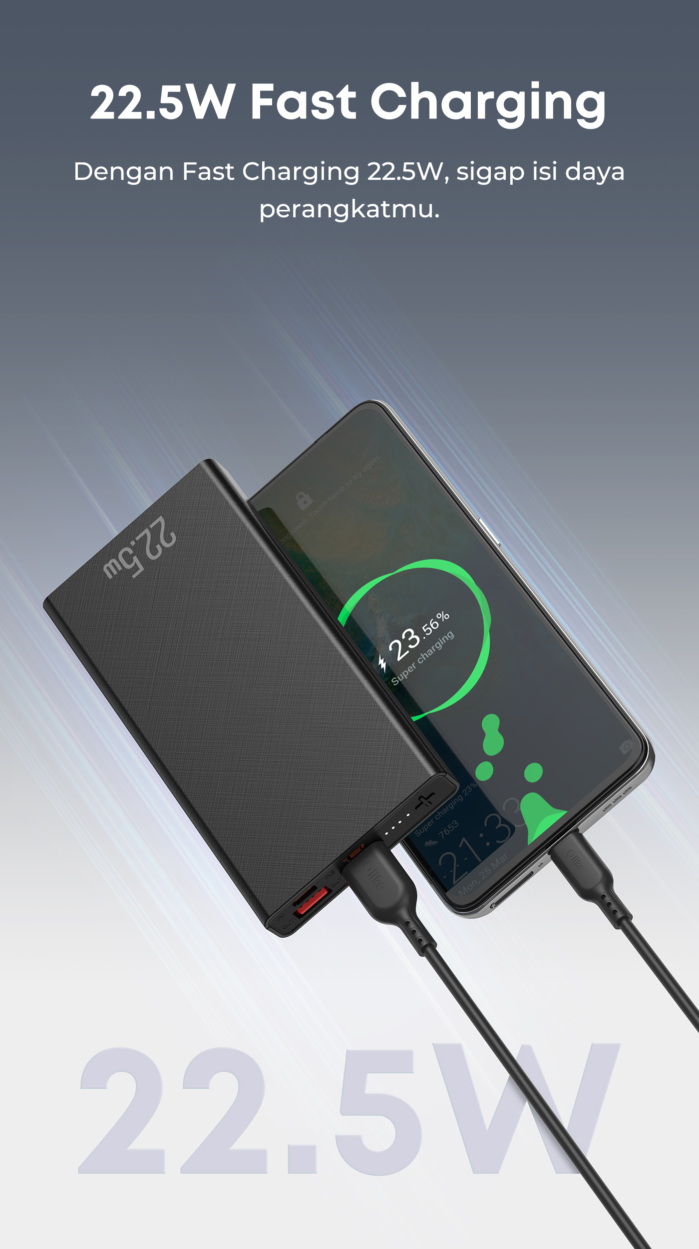 Jual Olike Powerbank P200 Fast Charging 22.5W 10000mAh USB Type-C ...