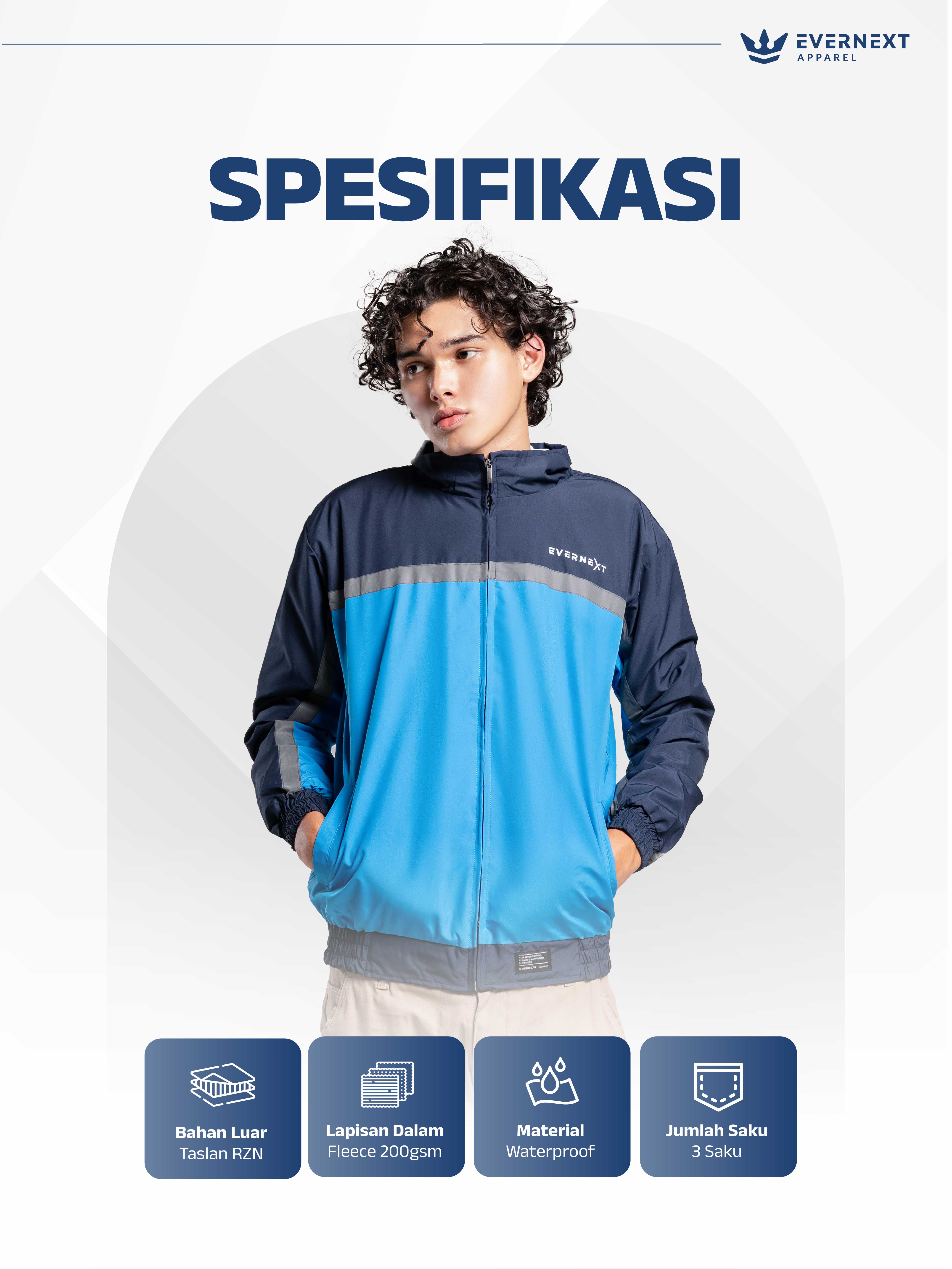 Jual Evernext - Jaket Outdoor Pria Tracktop Cortex 2.0 Jacket Pria ...