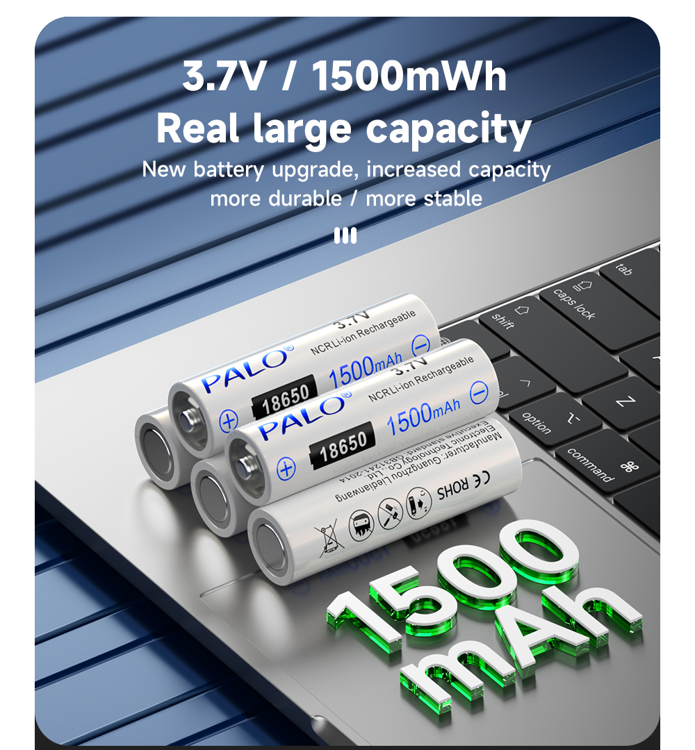 Jual PALO Baterai Cas 18650 Point Top 1500mAh 30A 3.7V Original 100% Li ...