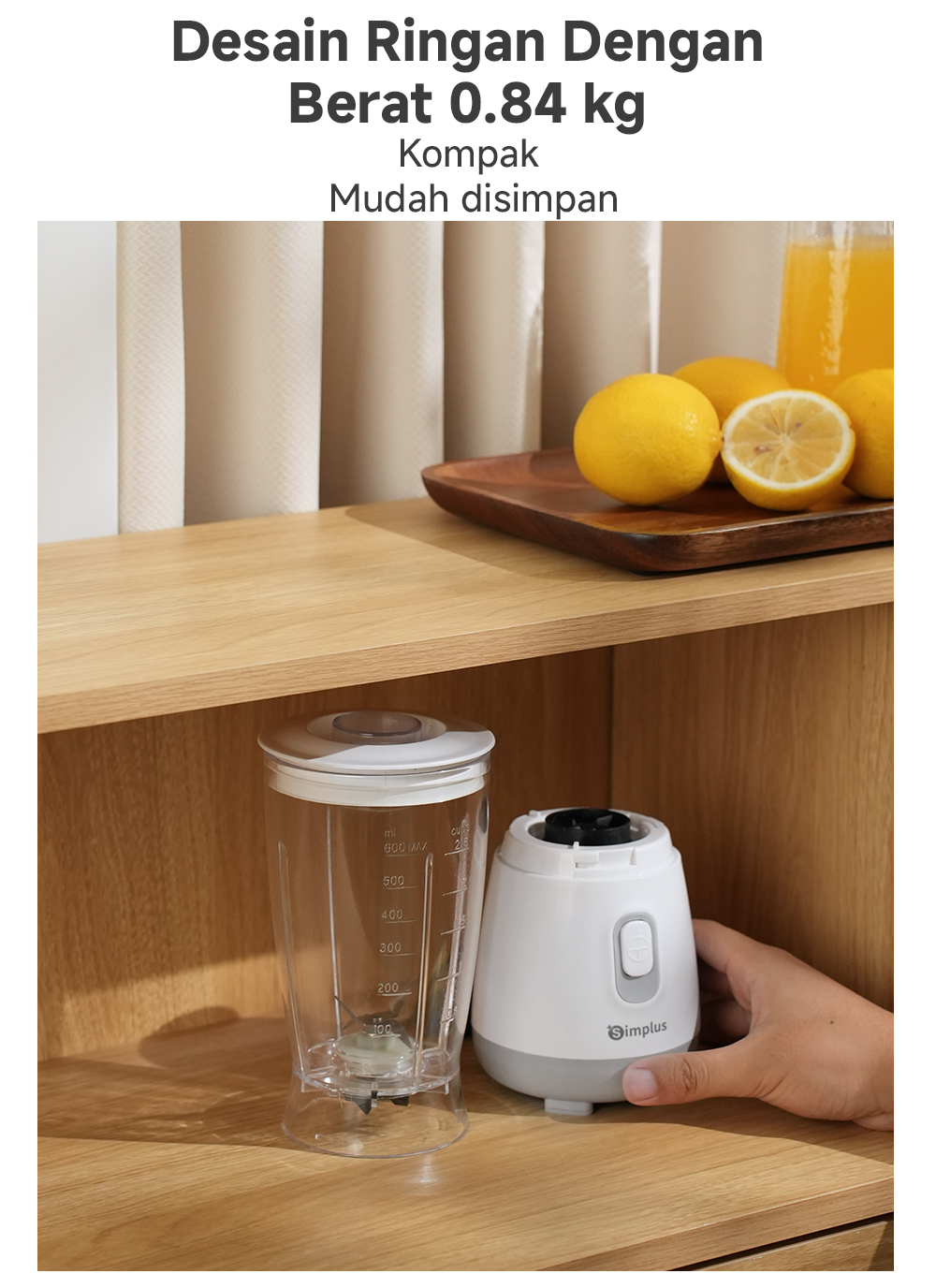 Jual Simplus Blender Multifungsi 250W Juicer Portable Food Grade Tahan ...