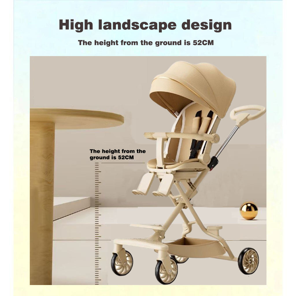 Jual Hapyee Stroller Bayi Lipat Travelling Duduk Dan Berbaring Kereta ...