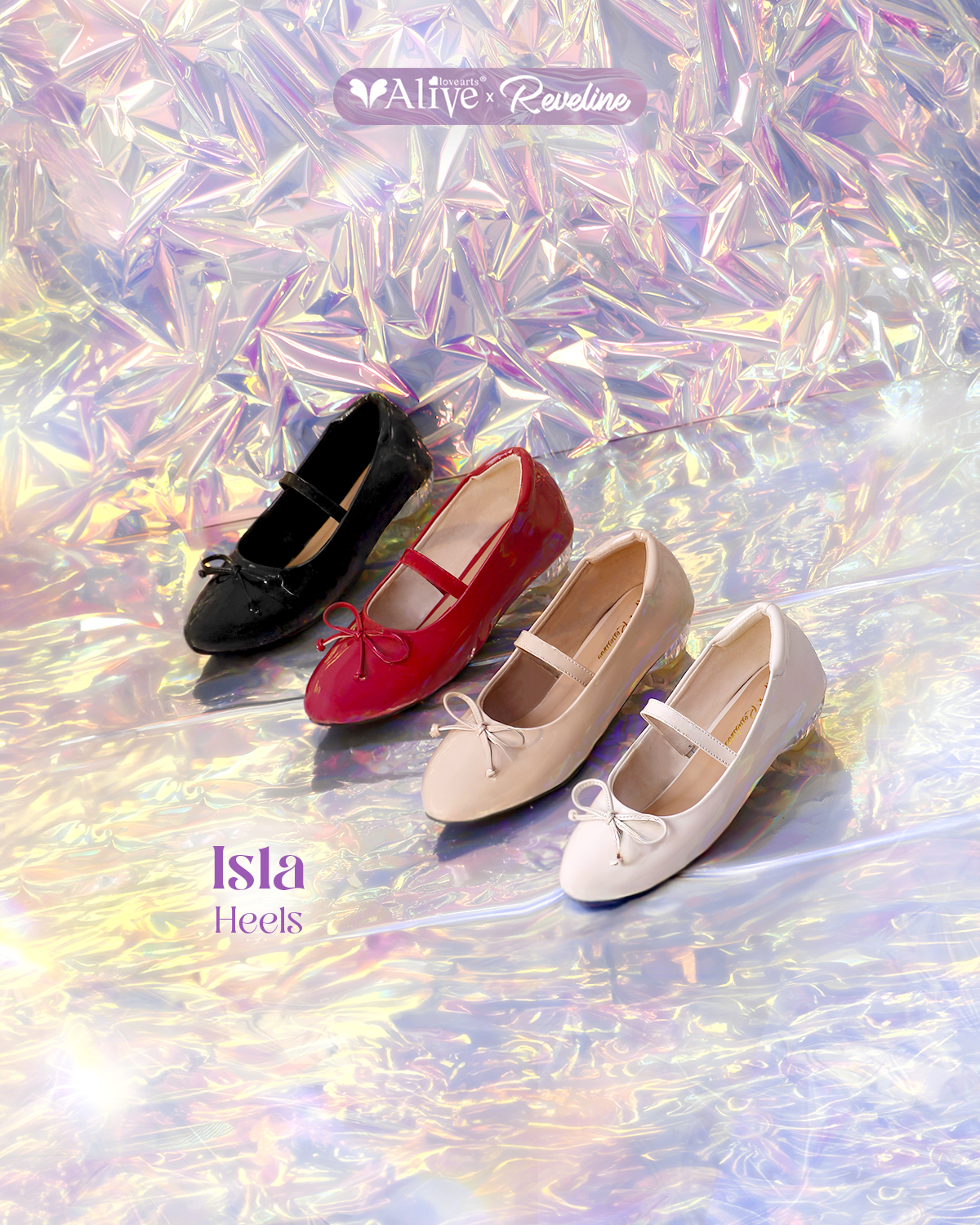 Jual Alivelovearts x Reveline - Isla MaryJane 3cm | FREE HAMPERS set ...