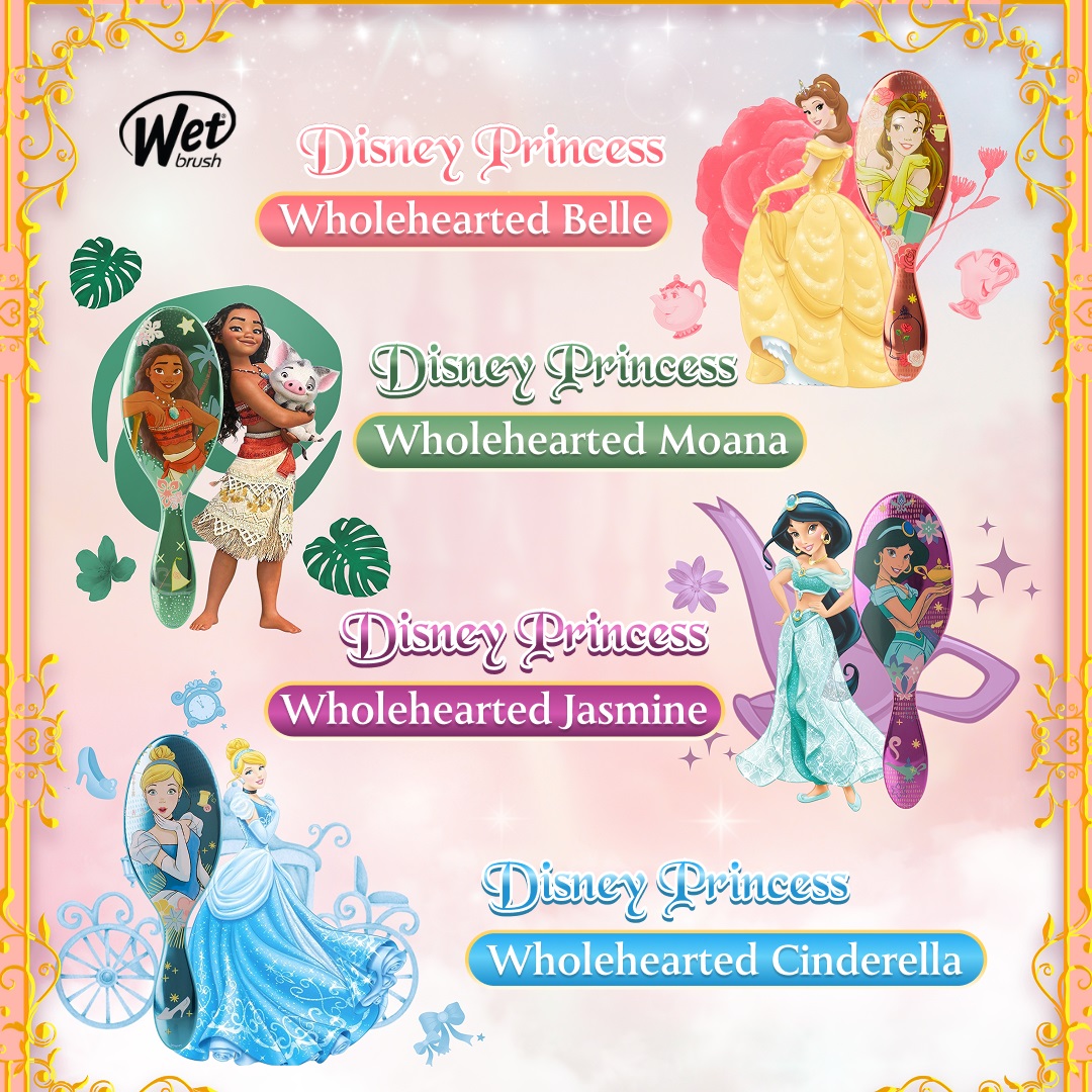Jual The Wet Brush Disney Princess Wholehearted Rapunzel | Shopee Indonesia