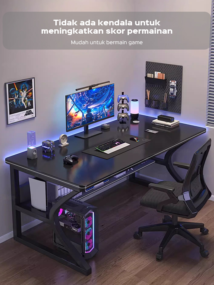 Jual KUCADI Pola Fiber Karbon Meja Gaming Meja Komputer Minimalis ...