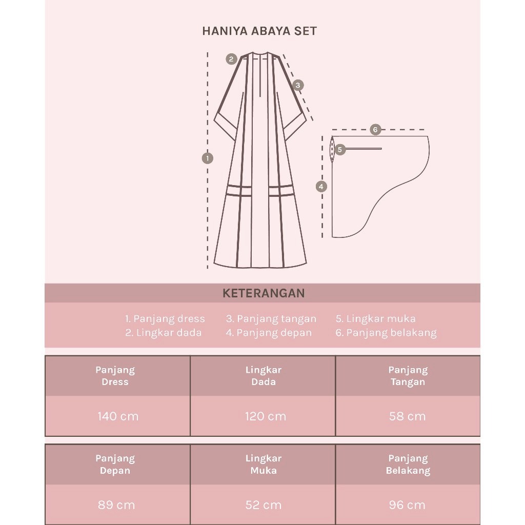 Jual Lozy Hijab - Haniya Abaya Set (Abaya Gamis Set Bergo Syari Haji dan Umrah Bahan Crinkle ...