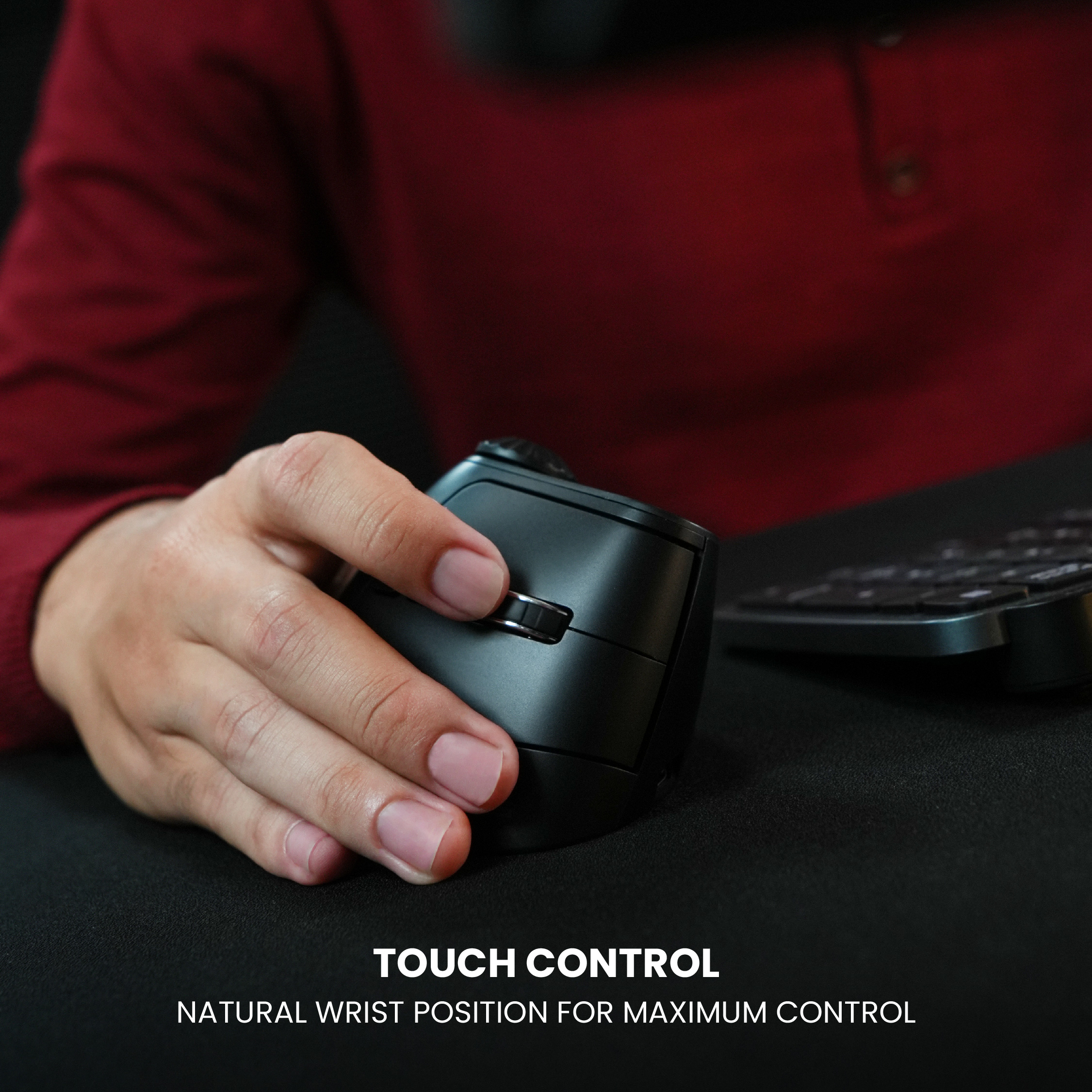 Jual Rexus Clif Pro QV280 Mouse Office Ergonomic Vertical Wireless ...