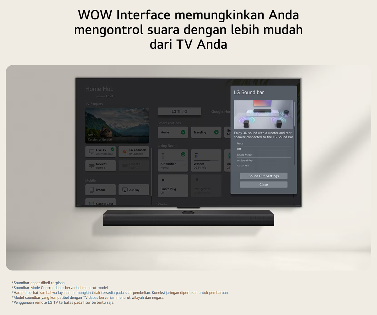 Jual LG Smart TV 4K 55 inci UHD AI UA75 2025 - HDR10 Pro - alpha 7 4K ...