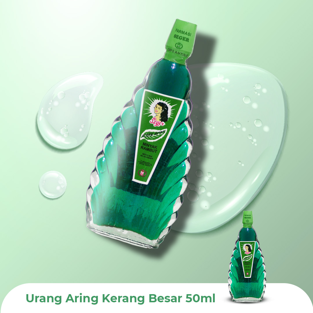 Jual BUY 1 GET 1 Seger Urang Aring Kerang Besar 50ml | Minyak Rambut ...