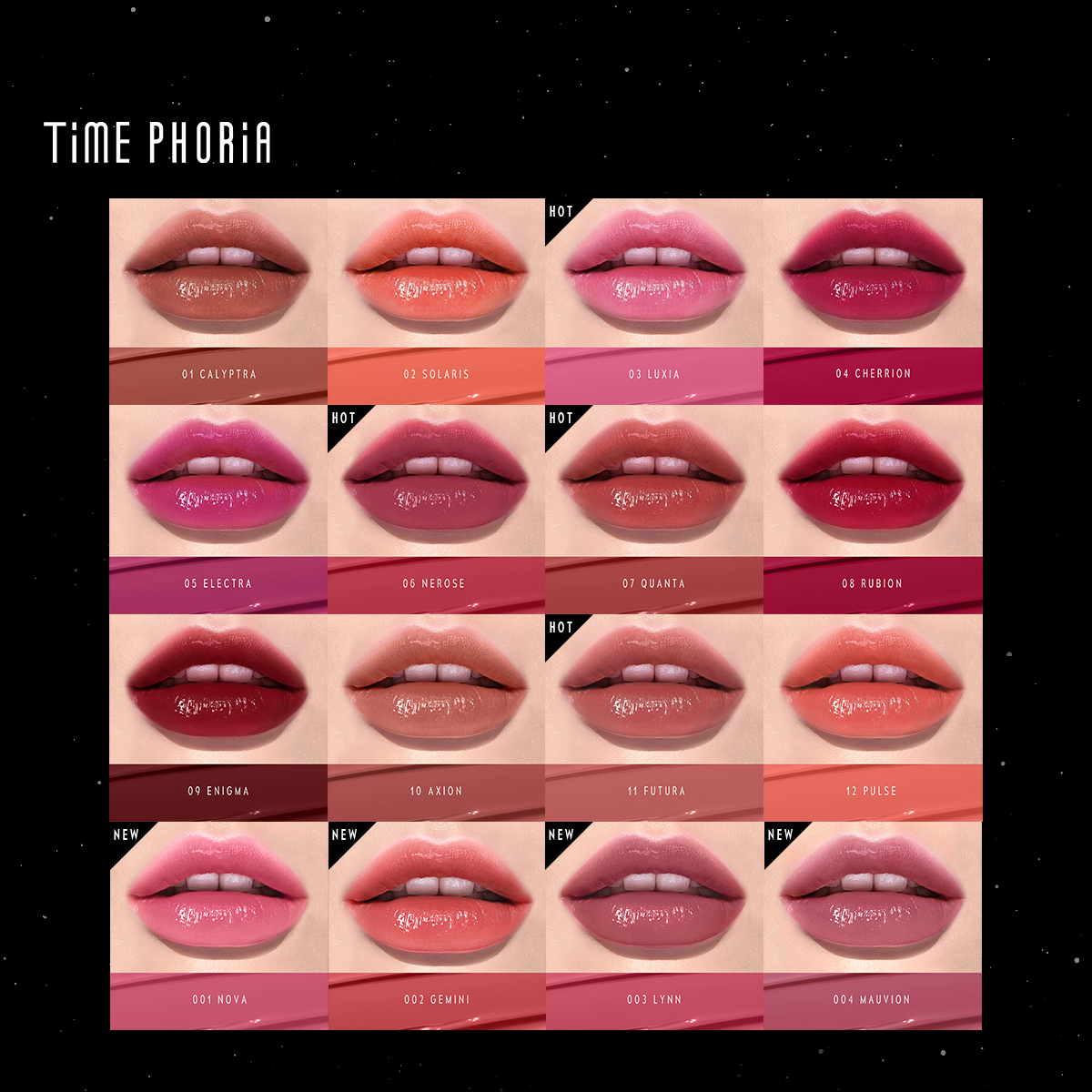 Jual TIME PHORIA - STELLAR DUST LIP STAIN 5ML Liptint Waterproof Tahan ...