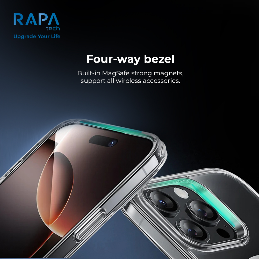 Jual RAPAtech Hybrid MagSafe Clear Case iPhone 17 / 16 / 15 / 13 / 16 PM / 15 PM / 16 Pro / 15 ...