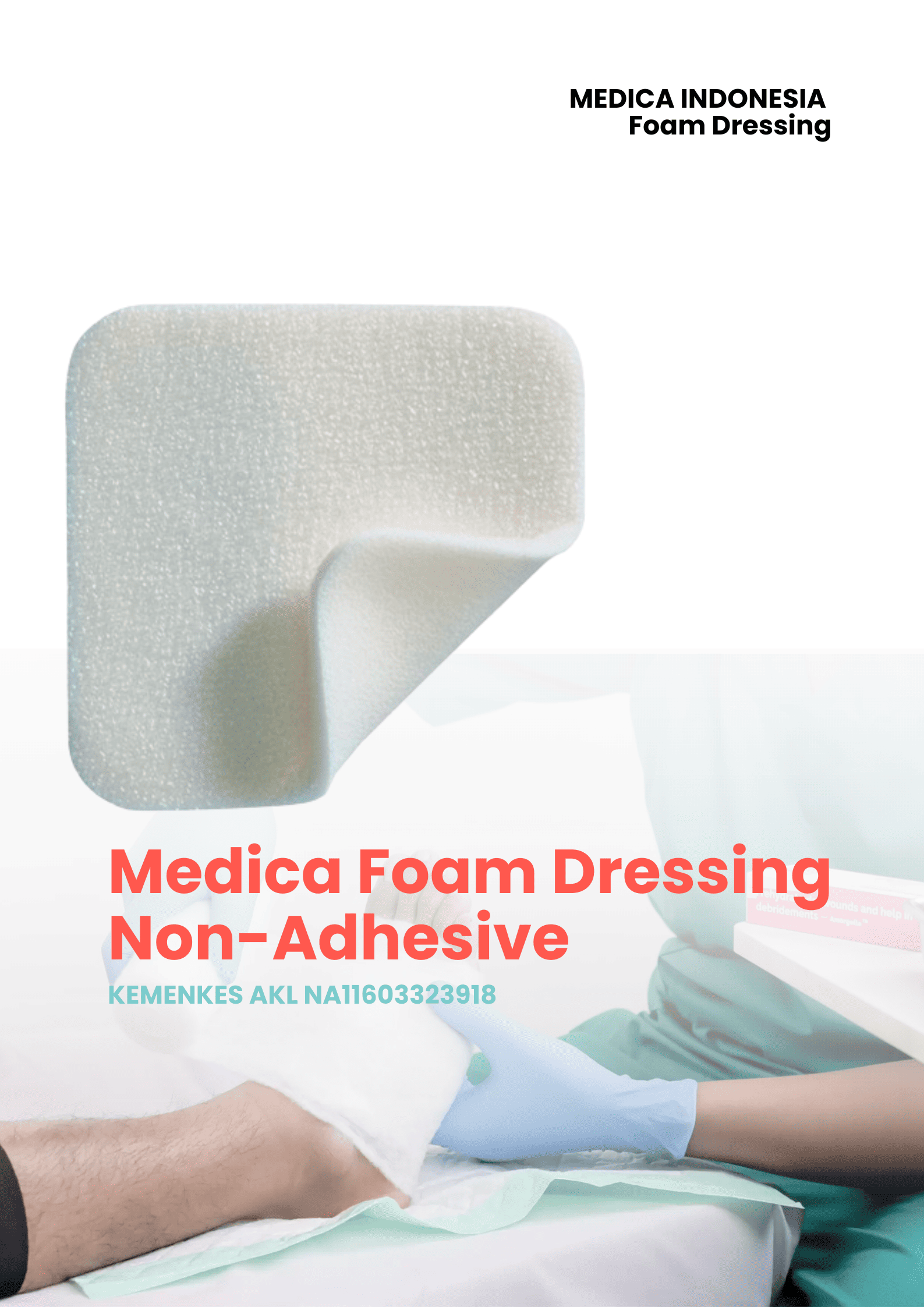 Jual MEDICA - Foam Dressing Non-Adhesive/Dermafix/Modres/Medica Foam ...